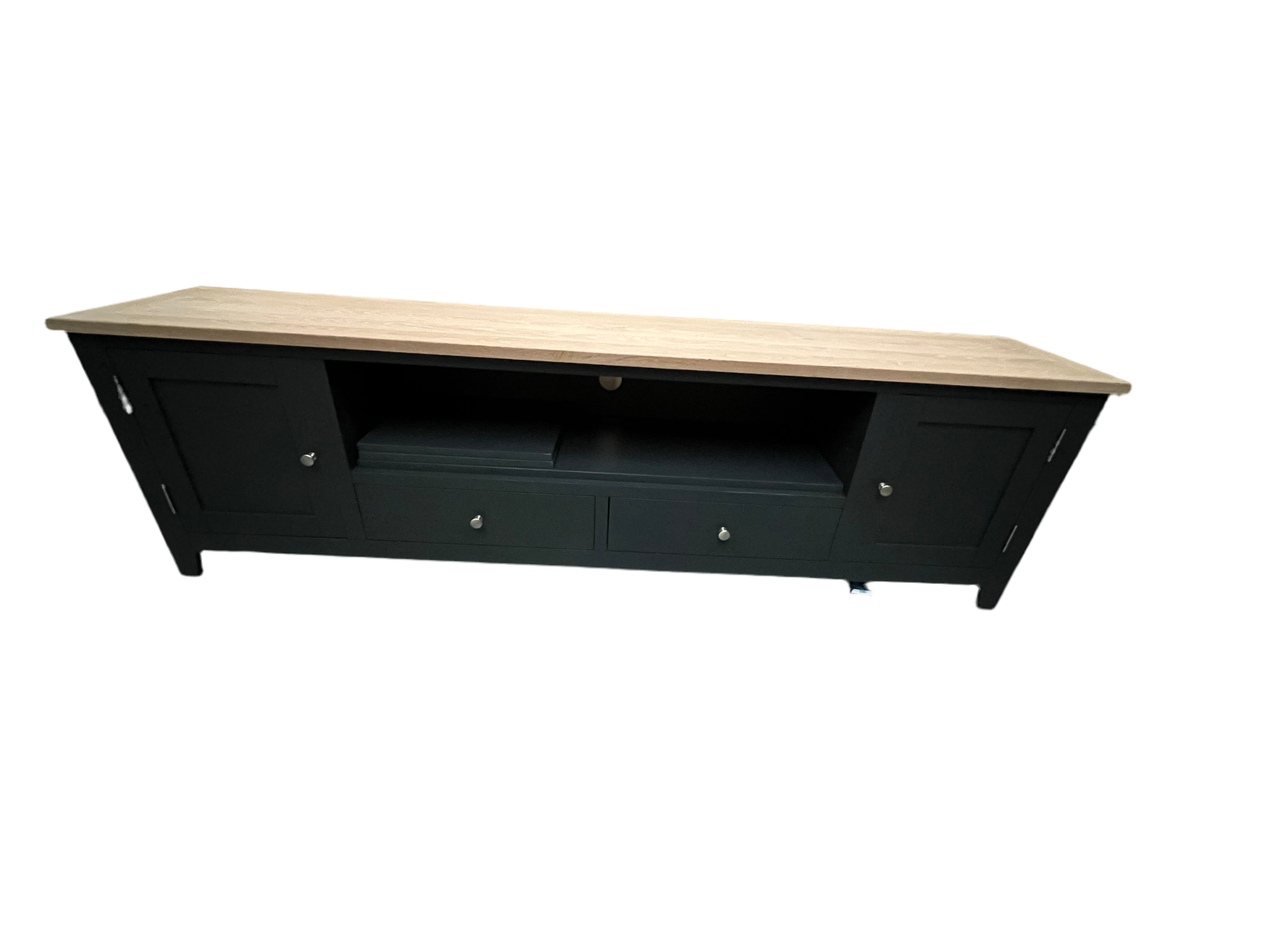 CHESTER CHARCOAL XXL TV Stand up to 90" – Quality Furniture Clearance Ltd