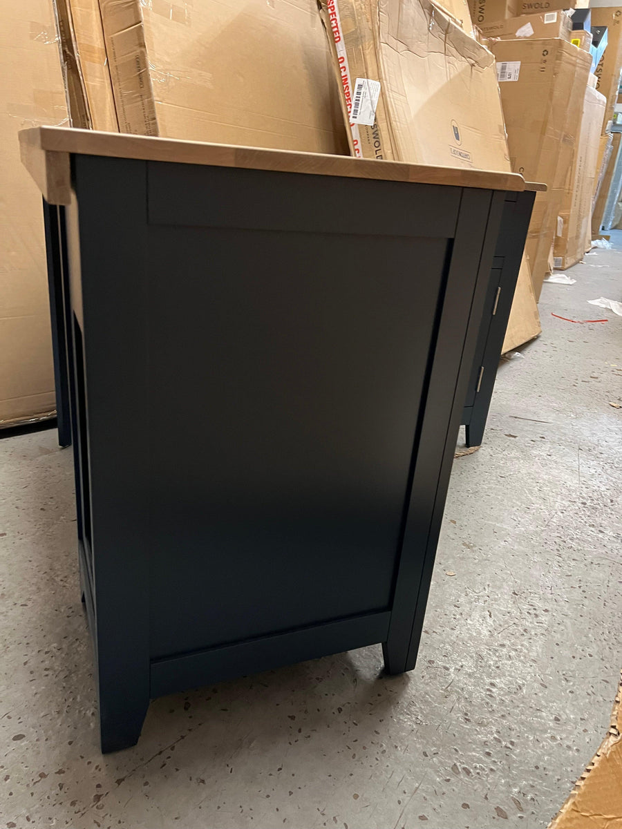 CHESTER MIDNIGHT BLUE Corner Desk – Quality Furniture Clearance Ltd