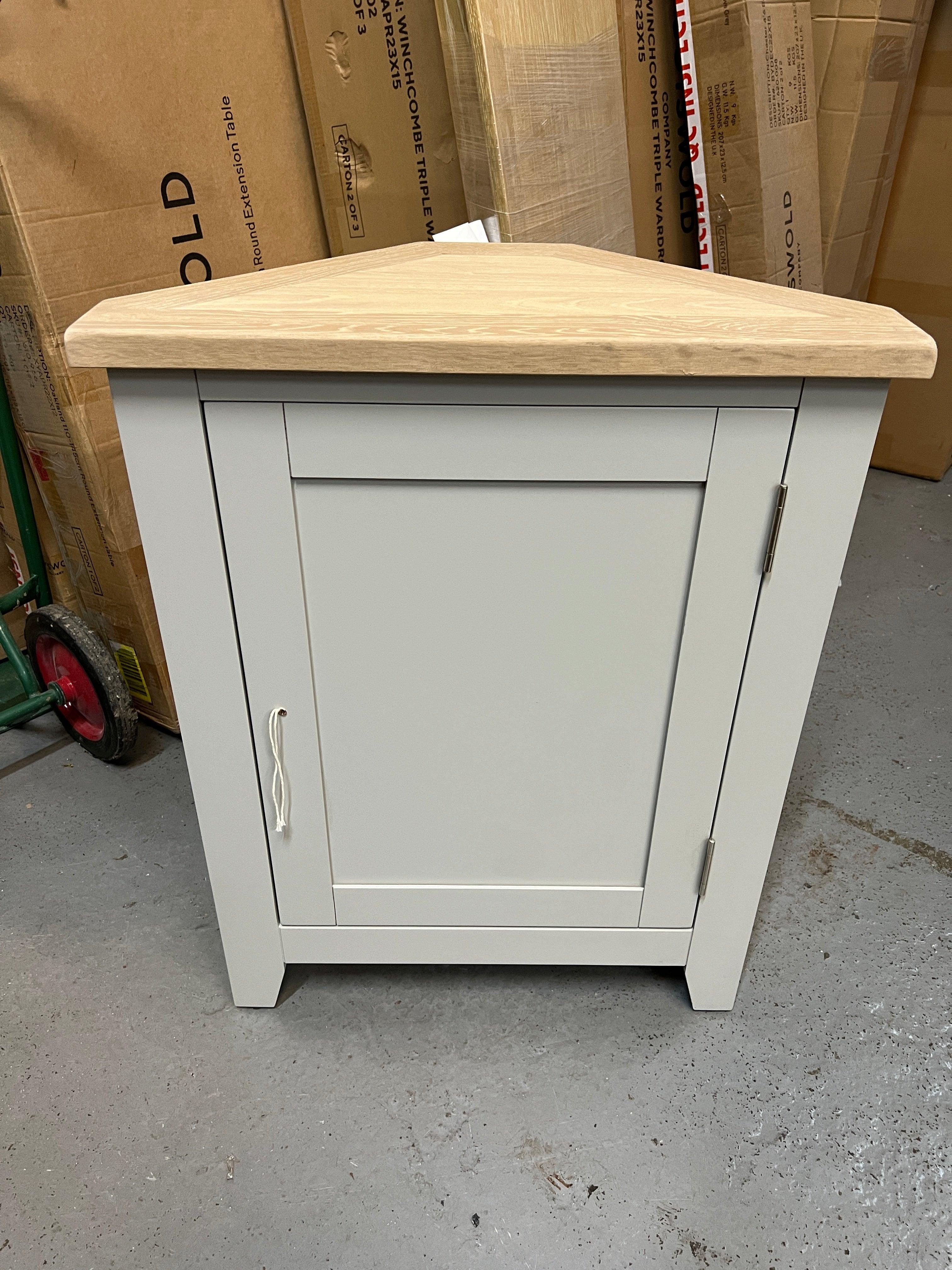 CHESTER DOVE GREY Corner Cupboard – Quality Furniture Clearance Ltd