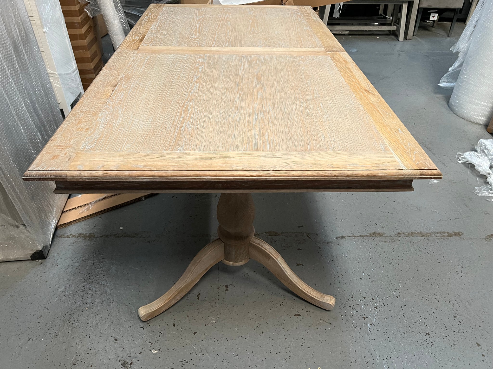 Limewash dining table store