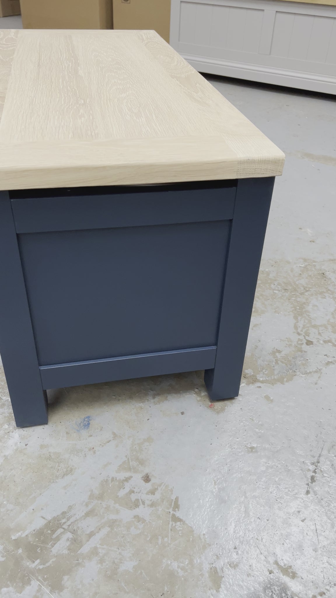 CHESTER MIDNIGHT BLUE Toy Box – Quality Furniture Clearance Ltd