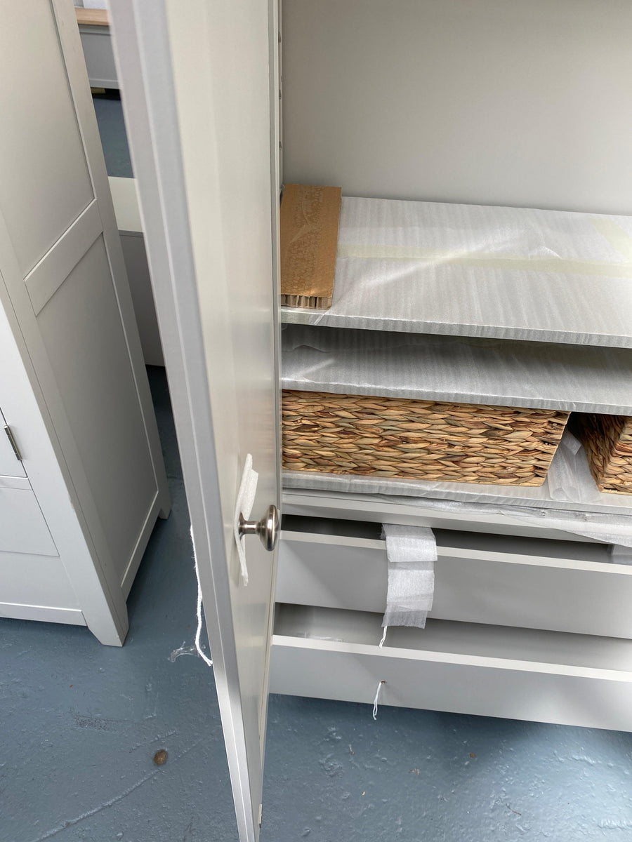 Chester Dove Grey Grand Storage Cupboard/Larder – Quality Furniture ...