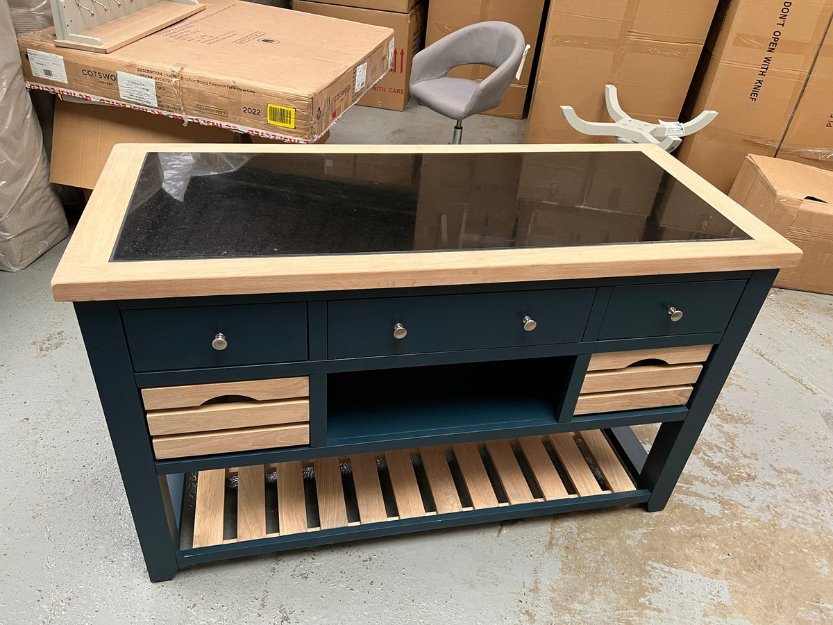 CHESTER MIDNIGHT BLUE Kitchen Island – Quality Furniture Clearance Ltd