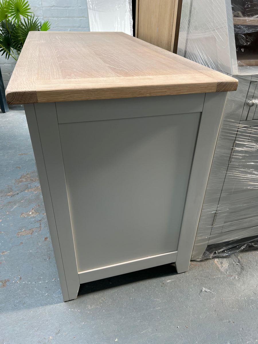 Chester Dove Grey Hidden Desk with Drawers – Quality Furniture ...