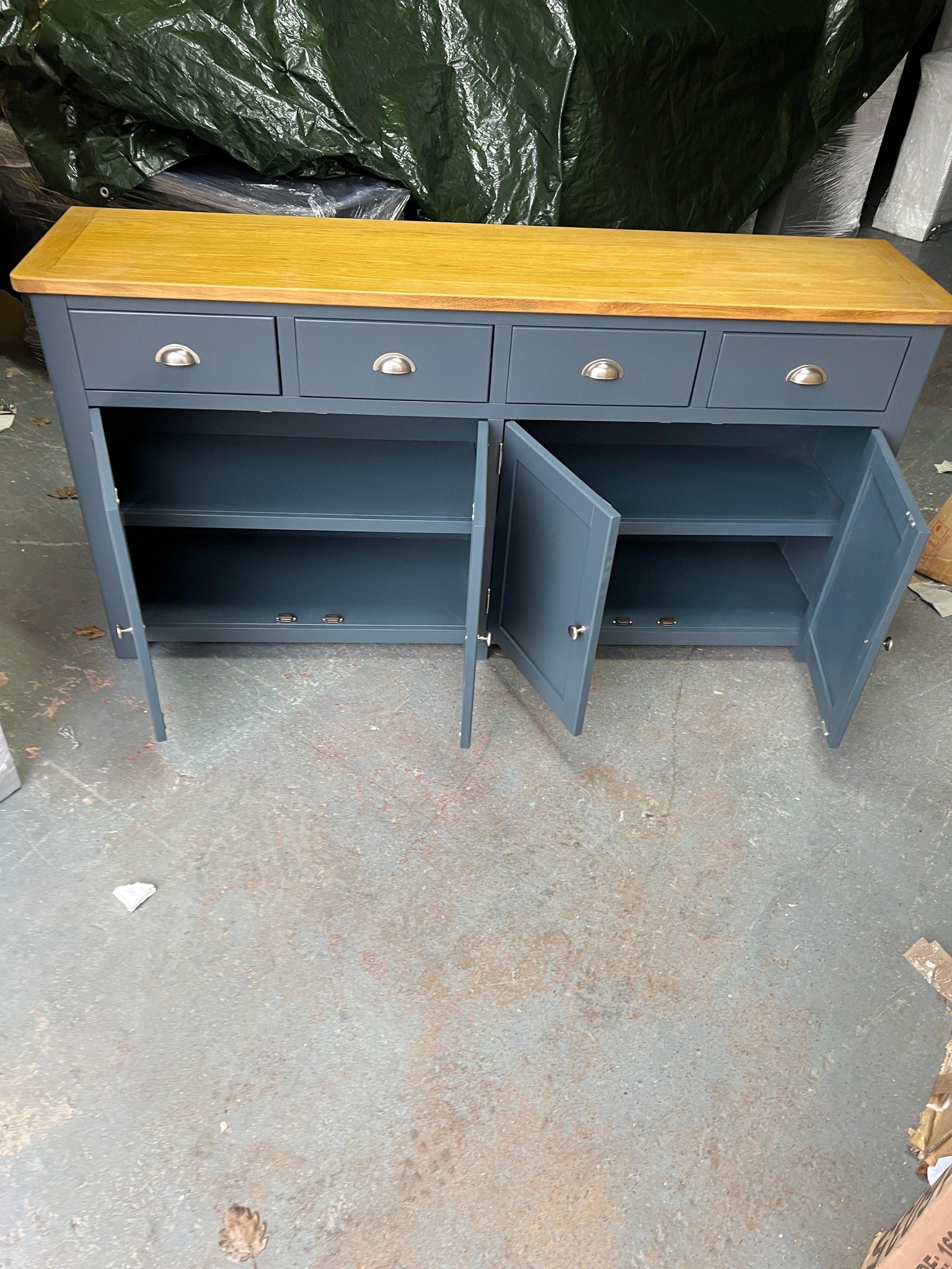 WESTCOTE INKY BLUE Extra Large Sideboard – Quality Furniture Clearance Ltd